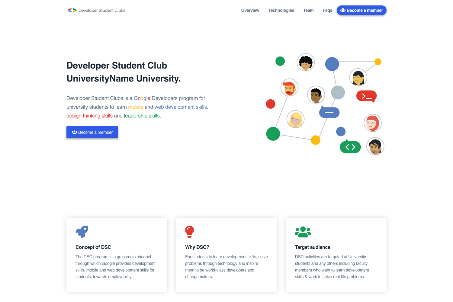 Dsc Website Template
