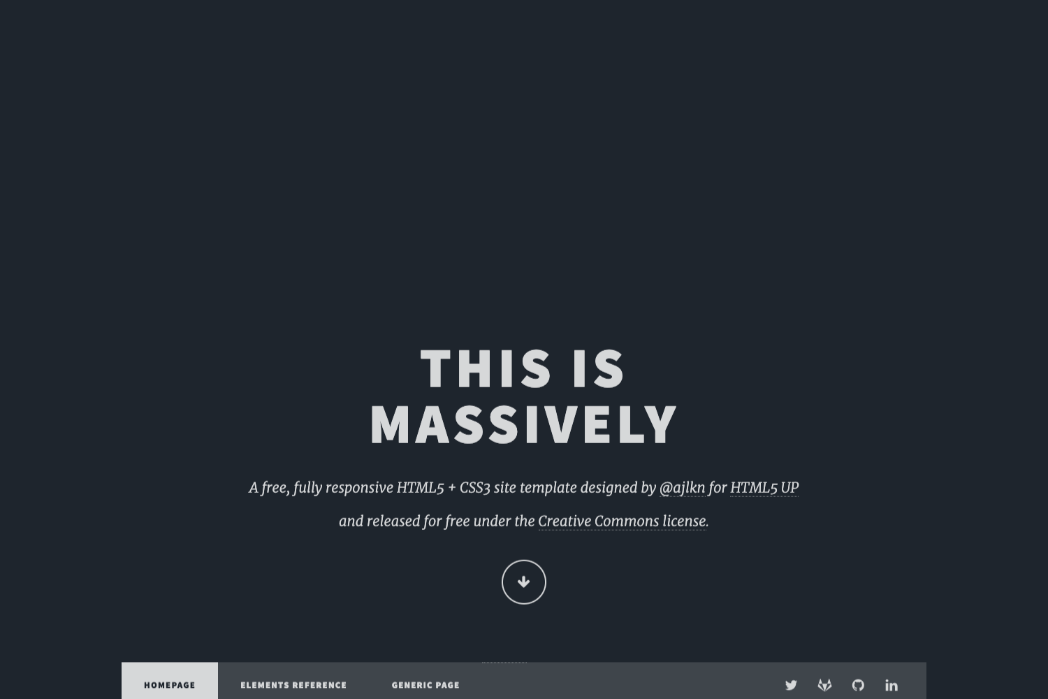 Massively Jekyll Theme