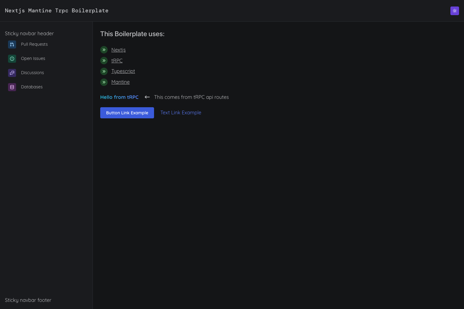 Nextjs Trpc Mantine Boilerplate