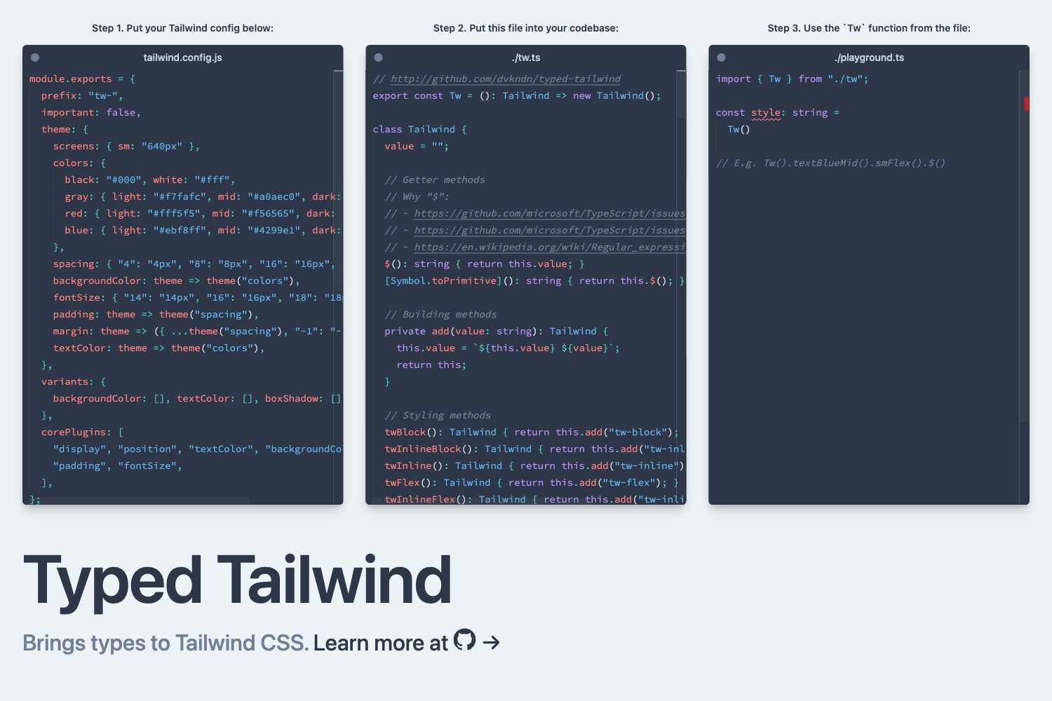 Typed Tailwind