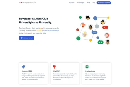 Dsc Website Template