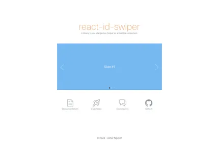 React Id Swiper
