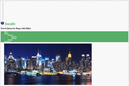 Hugo Travelify Theme