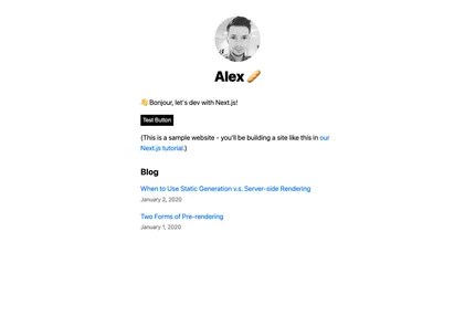 Nextjs Alex Template