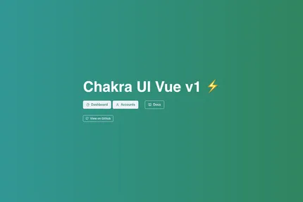 Top Chakra UI Templates (Handpicked) | Statichunt