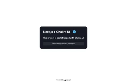 Nextjs Chakraui Template