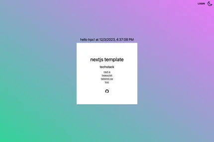 Nextjs Prisma Auth Template